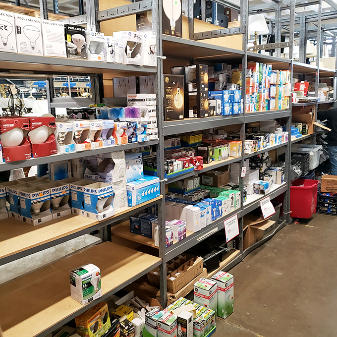 The lighting section glows with possibility&mdash;from energy-efficient bulbs to fixtures that'll make your neighbors ask, "Who's your designer?" P