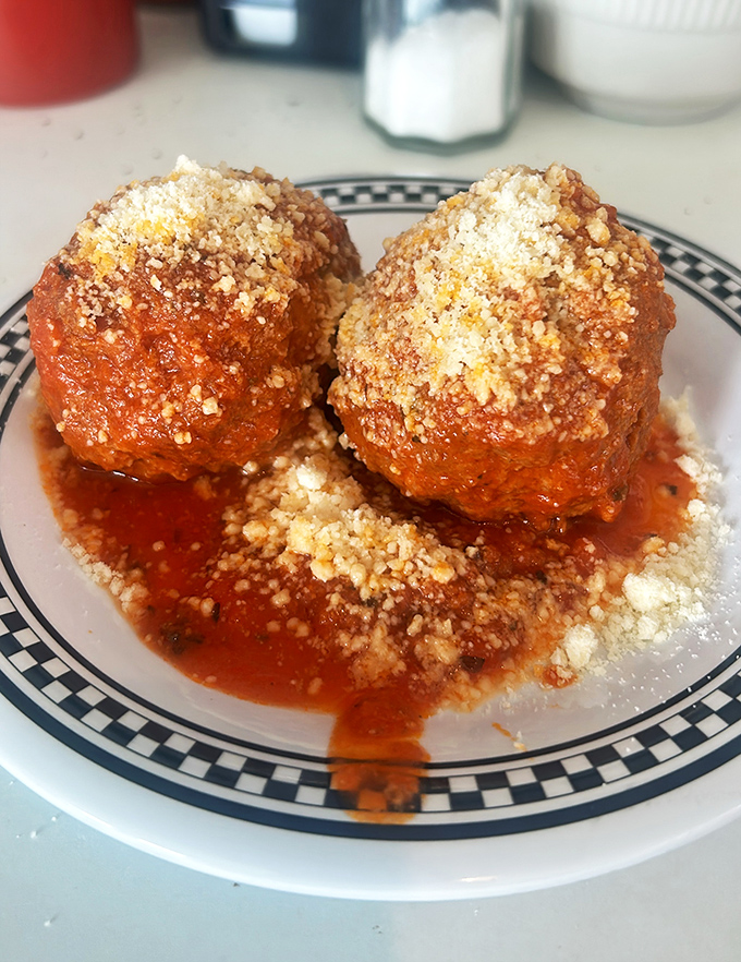 These meatballs aren't trying to be Italian masterpieces&mdash;they're honest, hearty Midwestern comfort swimming in rich tomato sauce.