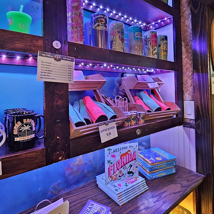 Take home a piece of paradise! The merch corner offers souvenirs more meaningful than those airbrushed t-shirts down the street.