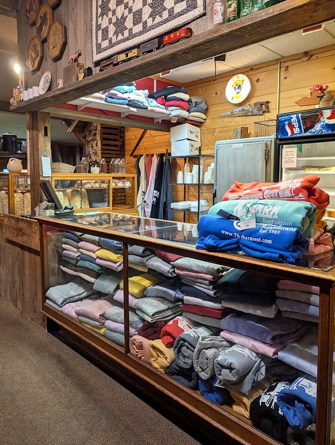 The merchandise corner&mdash;because sometimes you need a t-shirt to prove you've been somewhere worth bragging about.