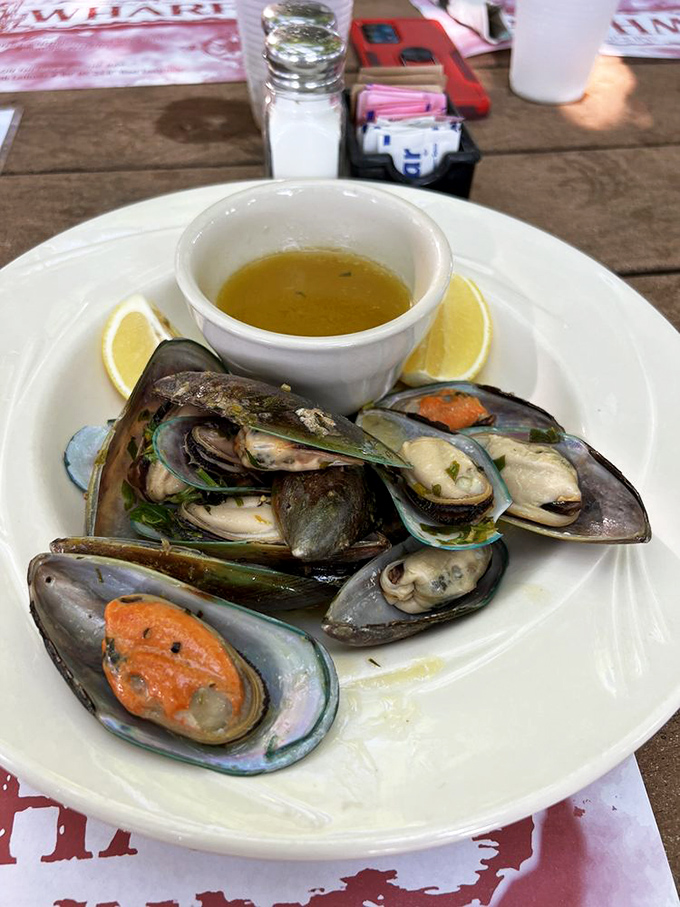 These mussels have traveled less distance to your plate than you did to the restaurant. Fresh, simple, and utterly maritime.