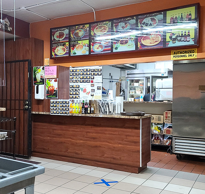 The order counter &ndash; where dreams become reality and hunger meets its match. Those menu photos above are like a preview of coming attractions.