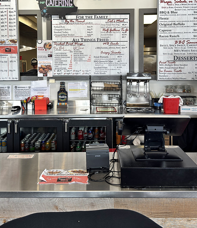 Where decisions are made and dreams come true &ndash; the ordering counter stands as the gateway to barbecue bliss.