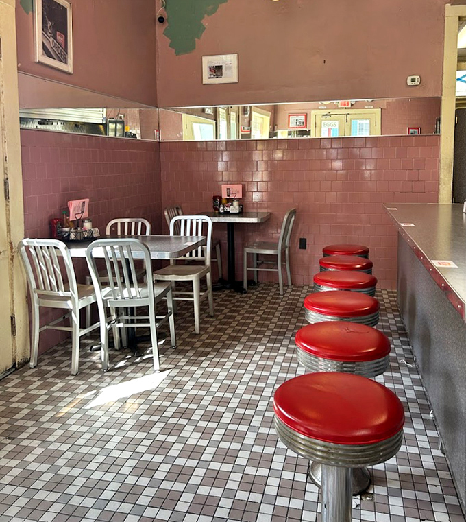 Those classic red counter stools have cradled the posteriors of everyone from celebrities to night shift workers, all equal in pursuit of comfort food.