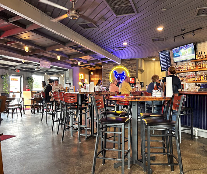 The interior feels like that cool friend's place where everyone naturally gathers&mdash;except here, the chicken is always perfectly cooked.