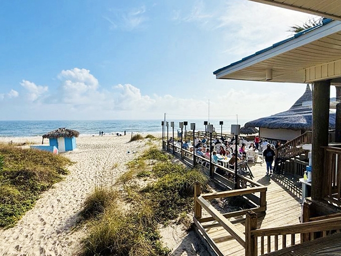 Where the boardwalk meets the beach&mdash;dining with your toes practically in the sand is Florida's version of a Michelin star.