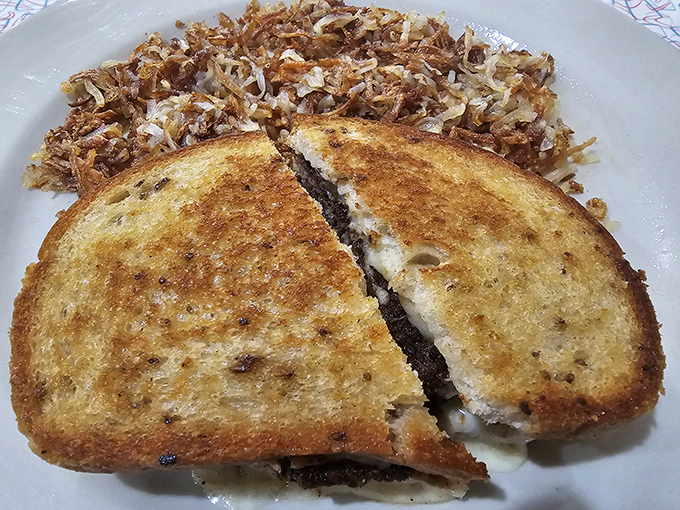 The patty melt &ndash; that glorious hybrid of burger and grilled cheese. Crispy bread, melty cheese, and beef create a sandwich that's greater than the sum of its parts.