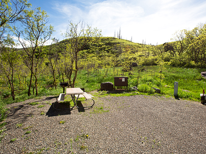 This picnic spot offers farm-to-table dining where you bring the table part. The view comes complimentary with every meal.