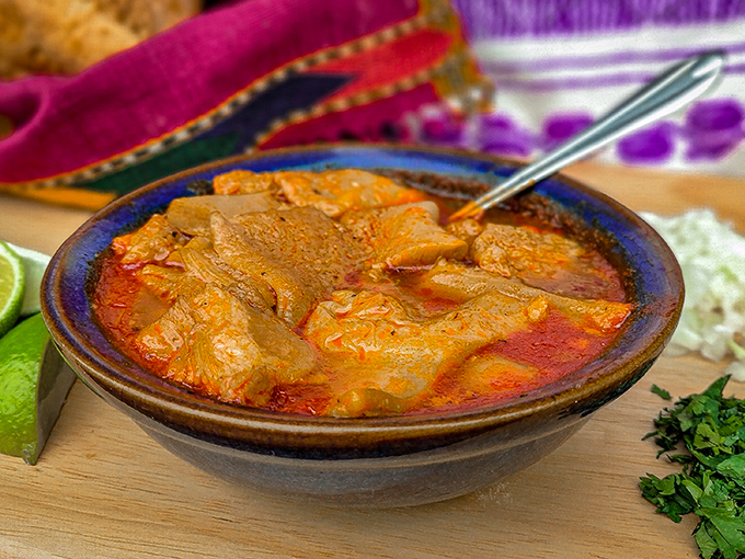 This isn't just soup &ndash; it's liquid comfort, a spicy embrace in a bowl that whispers "everything's going to be okay" with each steaming spoonful.