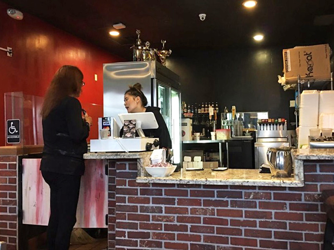 Where barbecue dreams become reality. That brick counter has heard more "mmms" and "wows" than a Hollywood red carpet.