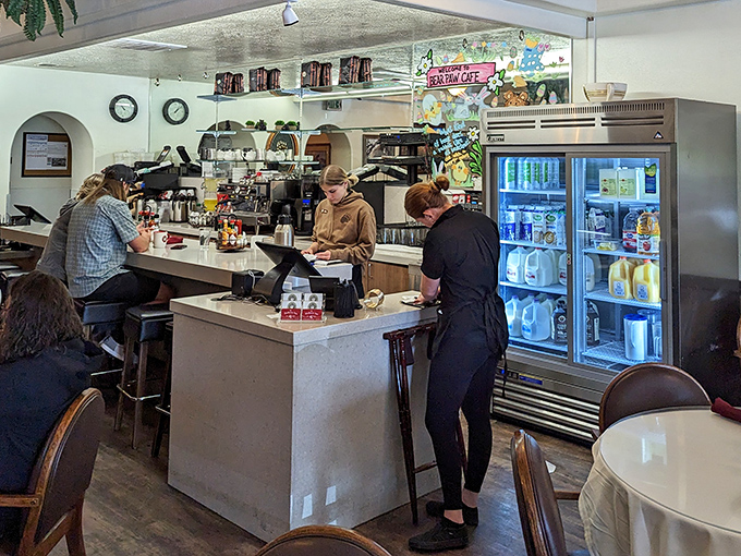 The coffee station &ndash; where caffeine dreams come true and morning grumpiness goes to die.