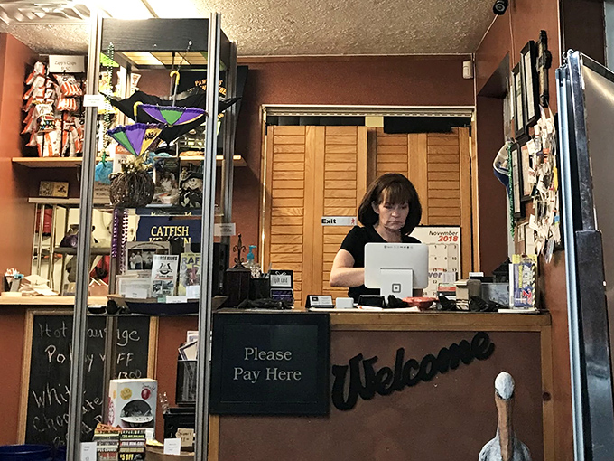The welcome desk stands ready, though honestly, the aroma already rolled out the red carpet.