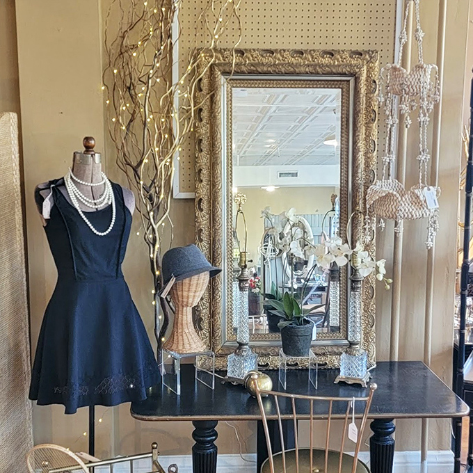 The little black dress that never went out of style, paired with pearls that never lost their luster. Audrey Hepburn would approve.