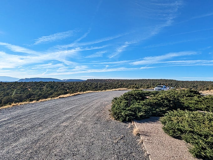 The approach to paradise is unpaved but well worth the journey. Some treasures require a little dust on your dashboard.