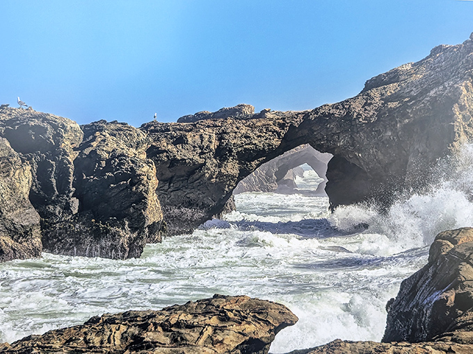 Mother Nature's architecture rivals any human creation&mdash;these sea arches have been sculpted by waves with the patience only geology can afford.