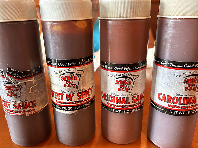 The BBQ sauce lineup &ndash; from sweet to heat, these bottles contain liquid magic that transforms good meat into unforgettable meat.