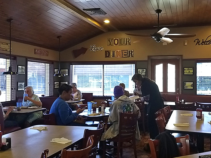 "Love YOUR DINER" isn't just wall decor &ndash; it's the philosophy that keeps regulars coming back and servers remembering your usual order.