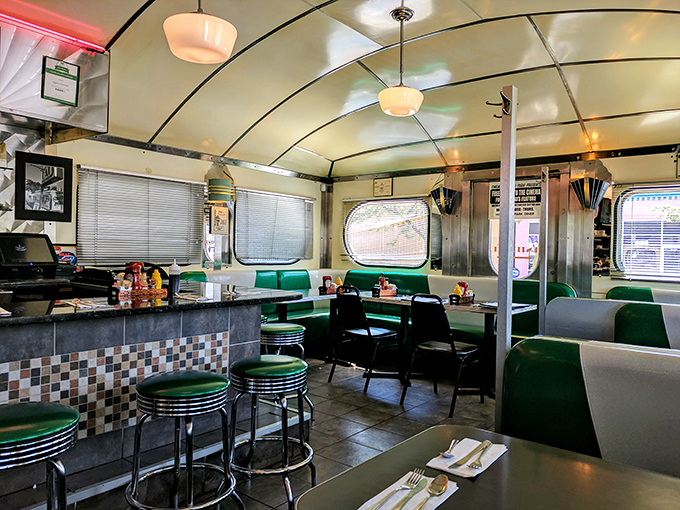 The booth section &ndash; where strangers become neighbors and calories don't count if you're having a good conversation.