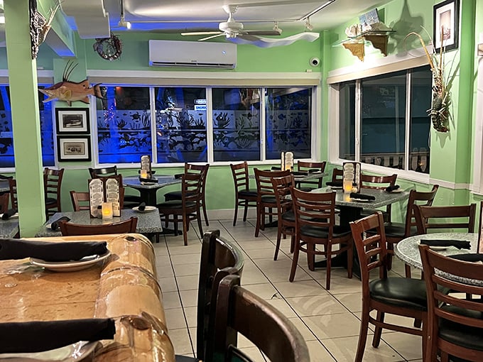 Evening at the Lazy Lobster&mdash;where the lighting is as flattering as the food is satisfying. Romance meets seafood in perfect harmony.