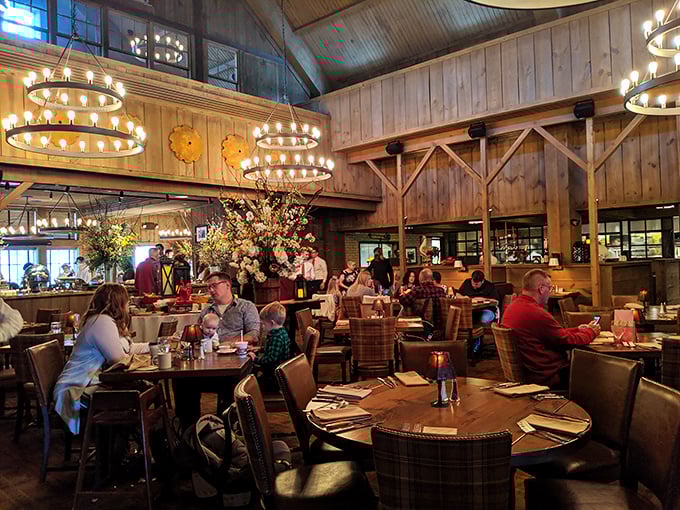 The dining room buzzes with the symphony of clinking glasses and satisfied murmurs—the soundtrack of good eating.