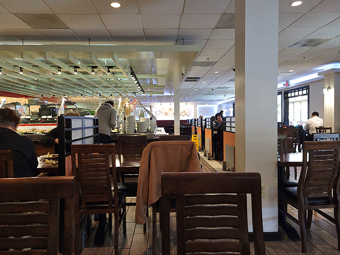 Comfortable seating designed for the long haul &ndash; because all-you-can-eat is both a promise and a challenge.