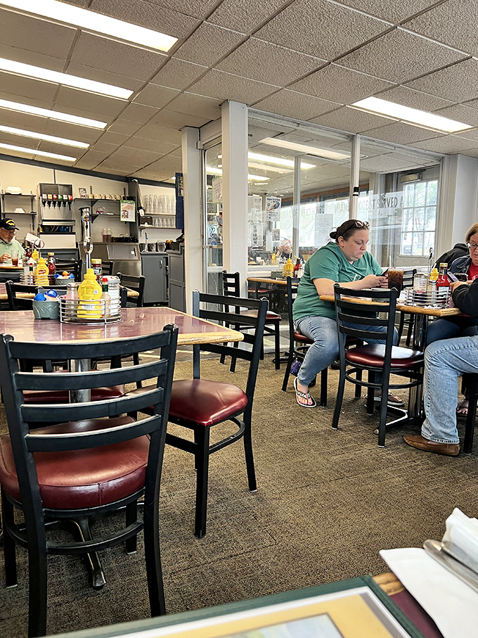 No designer chairs or trendy lighting fixtures here&mdash;just comfortable seating where generations of Kansans have gathered to break bread together. 