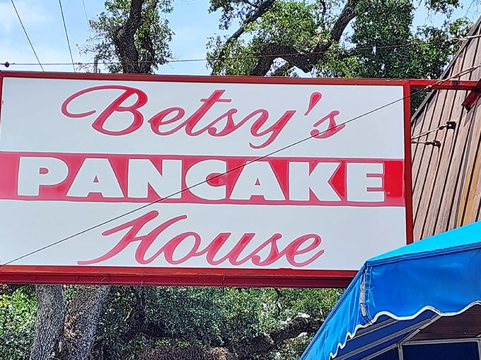 Classic diner signage that promises exactly what it delivers &ndash; no fancy fonts needed.