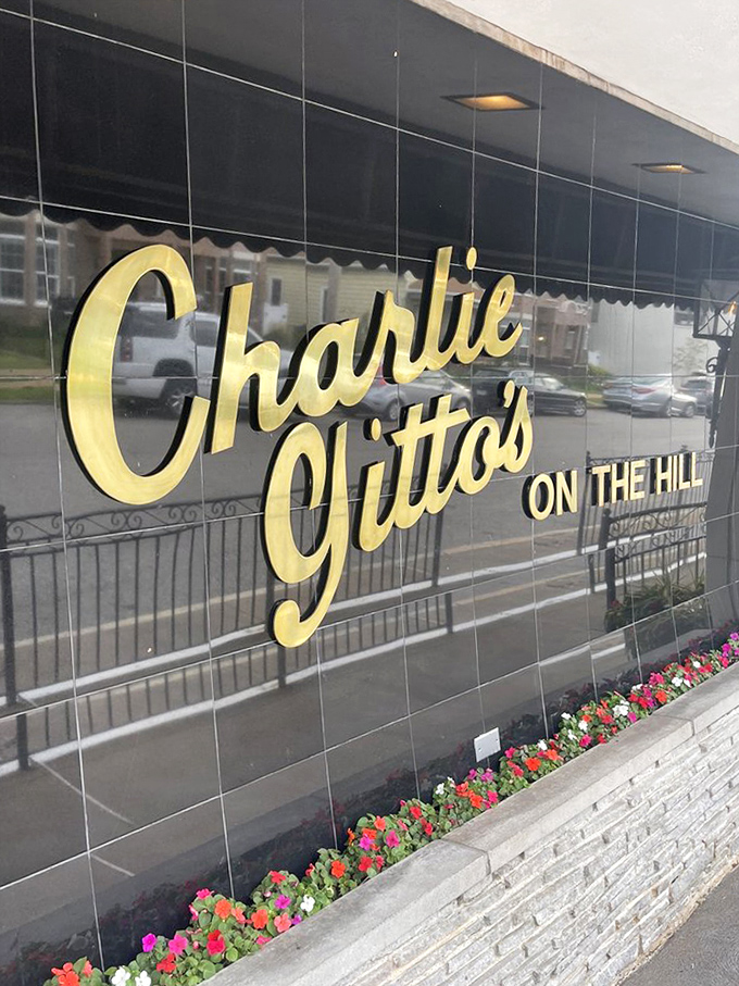That gold lettering against black tile isn't just signage&mdash;it's a beacon of culinary promise that's been fulfilled for generations of St. Louis diners.