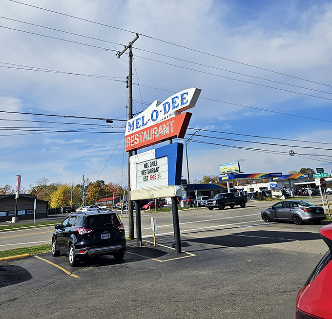 The vintage roadside sign &ndash; a North Star for hungry travelers since before GPS told us where to eat.