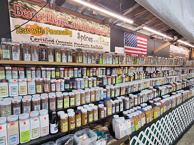 A spice merchant's dream with enough varieties to make your grandmother's recipe box blush with inadequacy.