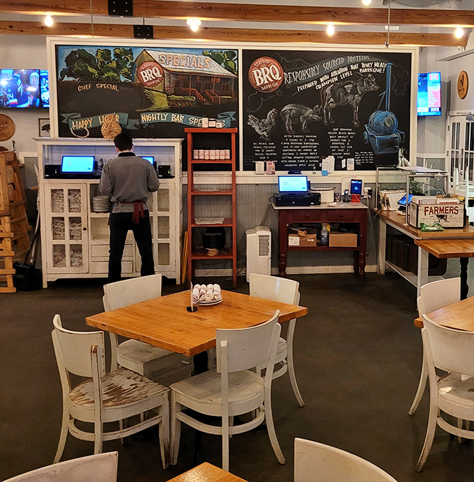 The crew behind the counter works the chalkboard specials, keeping things fresh and giving you reasons to return weekly.