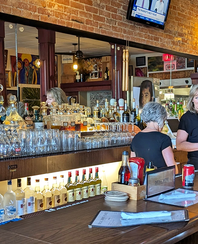 Behind the bar, where liquid magic happens and the perfect Manhattan is just a friendly conversation away.