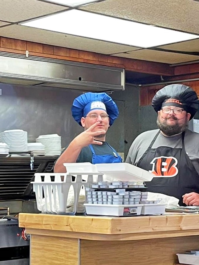 Behind the counter, the kitchen maestros orchestrate breakfast symphonies with spatulas as their batons and grills as their instruments.