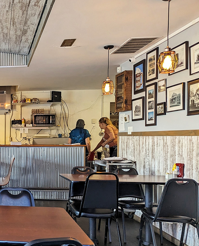 Behind the scenes where the magic happens &ndash; that griddle has seen more action than a summer blockbuster.