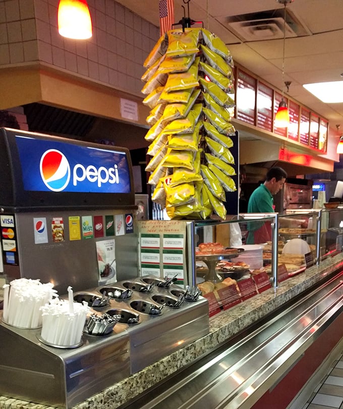 The behind-the-counter view&mdash;where pizza artisans transform simple ingredients into lunchtime masterpieces five minutes at a time.