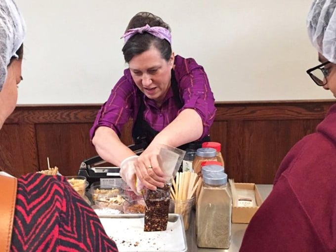 Knowledge being shared, chocolate being born. When someone explains chocolate-making with this much passion, you know you're witnessing true craft.