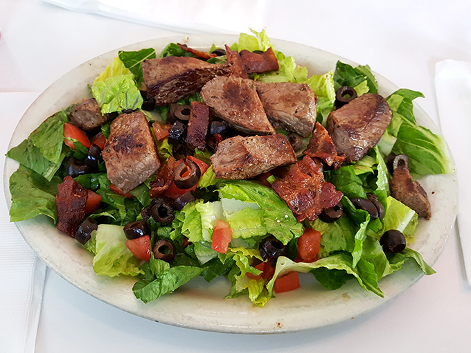 Not all heroes wear capes, but all great salads wear perfectly seared steak. This isn't rabbit food&mdash;it's a carnivore's compromise.