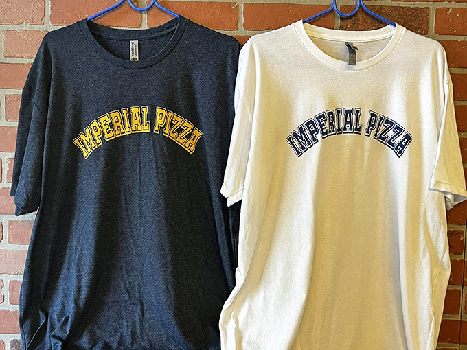 Imperial Pizza merch: the only t-shirt in Pennsylvania that can make your friends jealous and hungry at the same time.