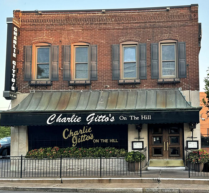 The classic storefront with its signature awning has welcomed generations of diners seeking the comfort only perfect pasta can provide.