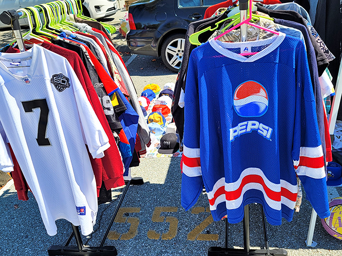 Sports jersey jackpot! That vintage Pepsi hockey jersey wasn't on your shopping list, but suddenly seems absolutely essential to your wardrobe.