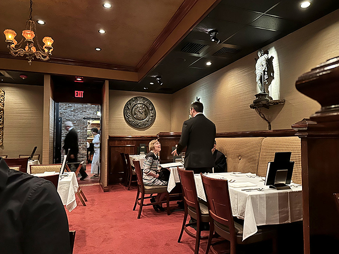 Classic dining rooms where conversations have flowed as smoothly as the wine for decades, creating memories along with meals.