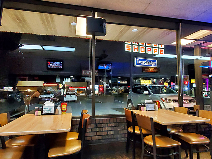 These booths have witnessed first dates, family reunions, and countless road trip pit stops – each table a stage for life's everyday dramas.