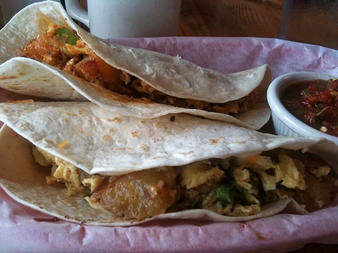 Breakfast tacos that make waking up early on weekends not just acceptable but necessary. Smoked meat and eggs were meant to be together.