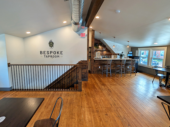 The Bespoke Taproom offers an upstairs escape. When your coffee date turns into "let's stay for one more," this is where you'll end up.