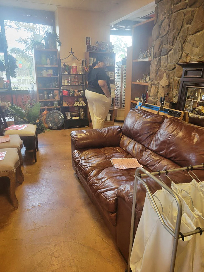 The furniture section, where browsers become interior designers and "just looking" turns into "this would be perfect in my living room."