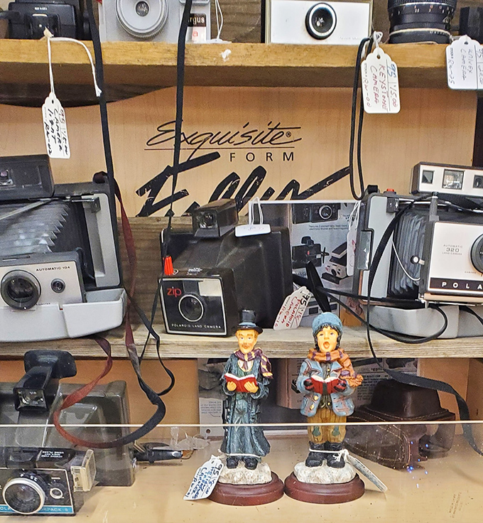 Vintage cameras that captured someone's wedding, vacation, or baby's first steps&mdash;now waiting for their second act in your collection.