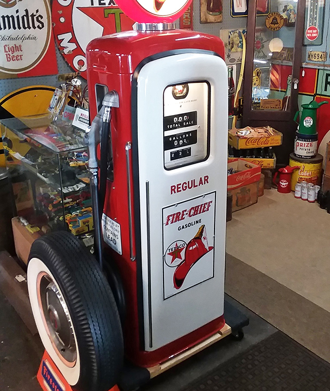 This Fire-Chief gas pump isn't just vintage&mdash;it's a time machine to when service stations actually provided service.