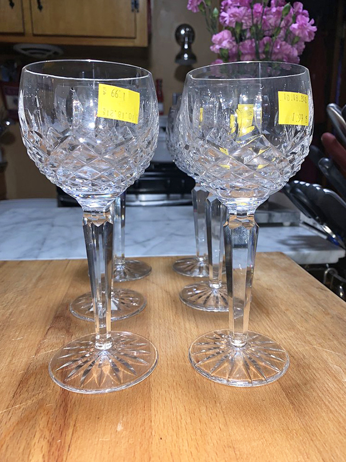 Crystal stemware fit for royalty&mdash;or just making your Tuesday night boxed wine feel fancy. Elegance doesn't always need a platinum credit card.