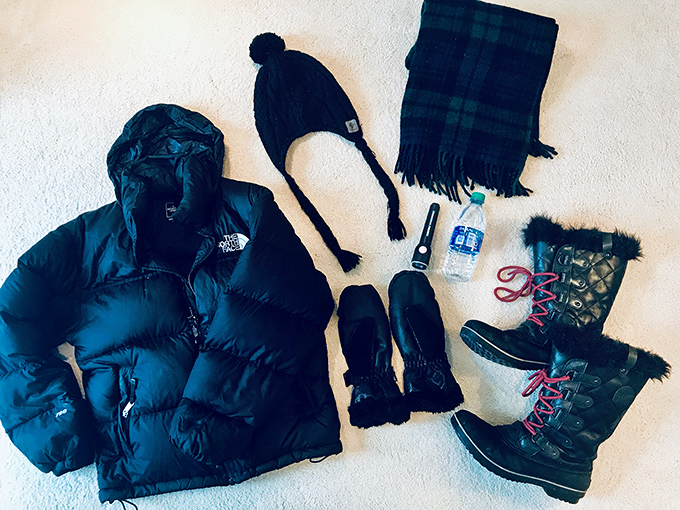 A winter survival kit that would make any Minnesotan nod in knowing approval. The North Face at south-of-retail prices.