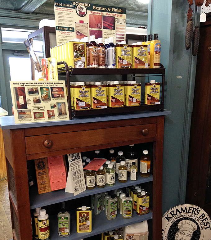 A shrine to wood restoration that would make Ron Swanson weep with joy&mdash;because behind every great antique is someone who knew how to properly oil it.